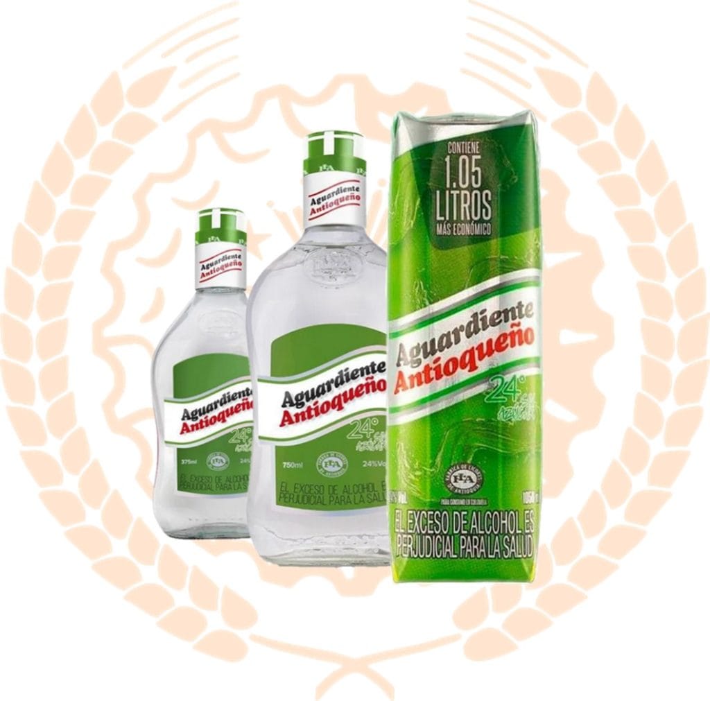 Aguardiente Antioqueño Verde Sin Azúcar